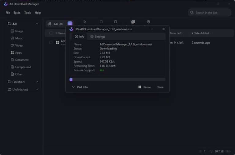 AB Download Manager—开源下载工具 - 屌软件